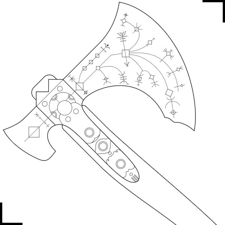 [Pattern] God of War – Kratos Weapons Cosplay Pattern Pack