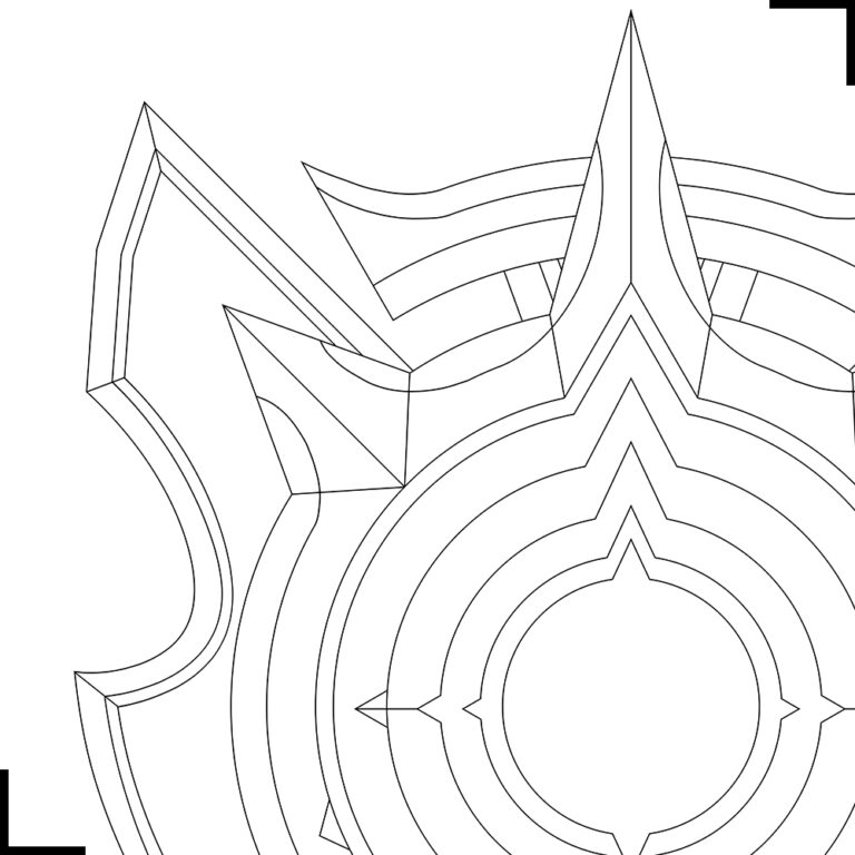 [Pattern] League of Legends – Lunar Eclipse Leona Shield Cosplay Pattern